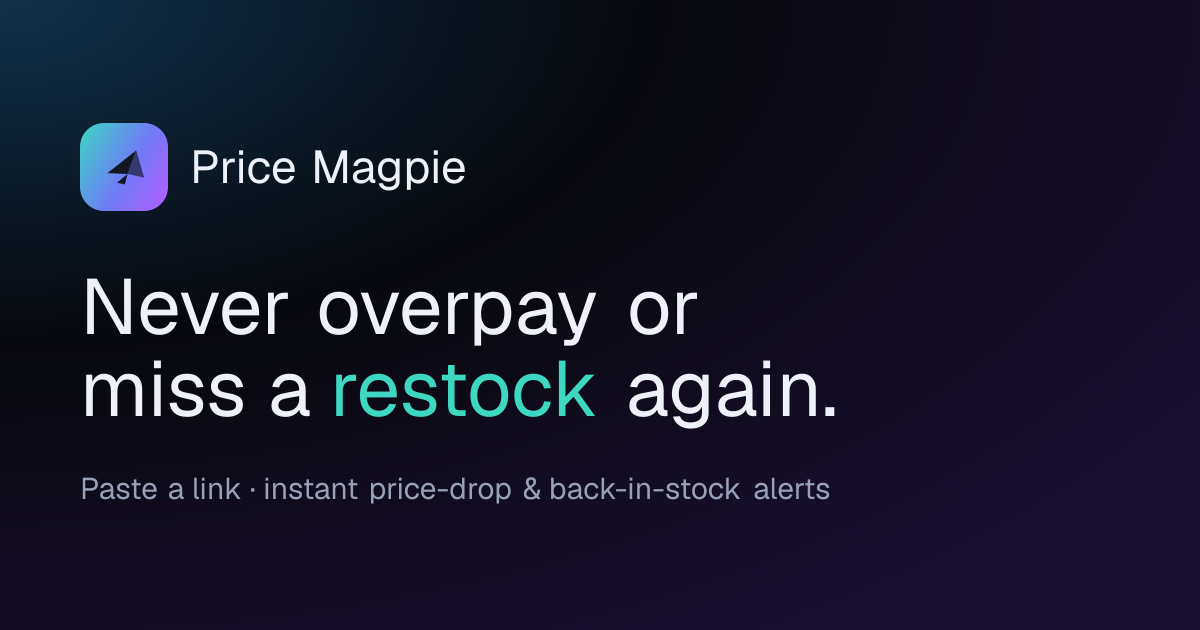 Price Magpie — Track any price, across every store